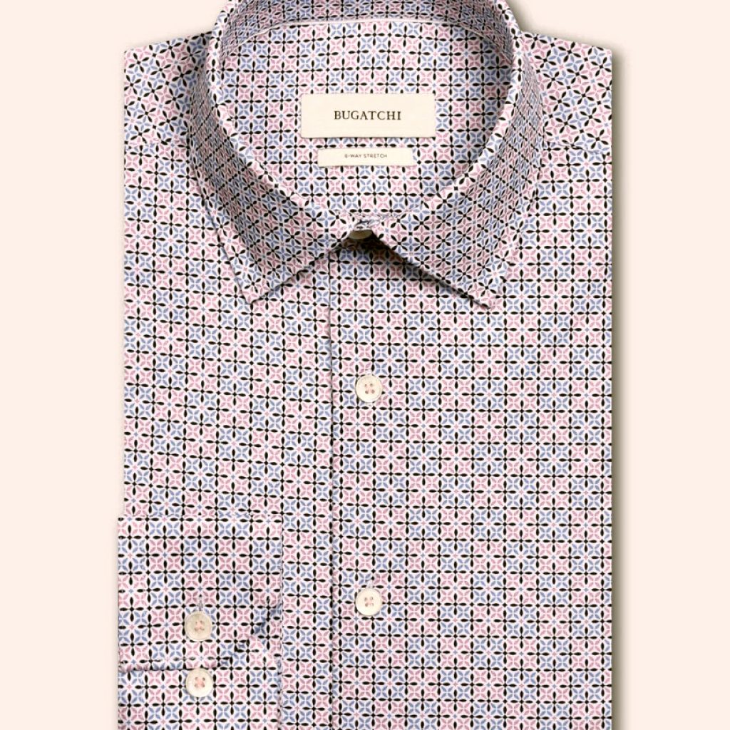 Bugatchi: James Mosaic Shirt | JAF-prêt-à-porter